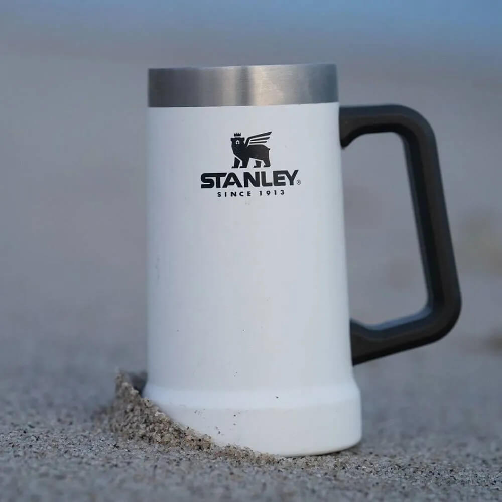 Caneca Térmica Stanley 709ml sem Tampa com Parede dupla - Branco ...