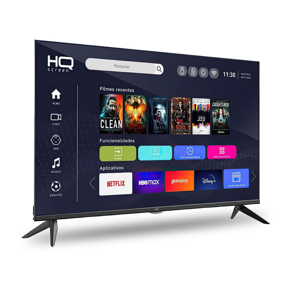 Smart TV HQ 50 Polegadas 4K LED HQSTV50NK Android - Moveis Linhares