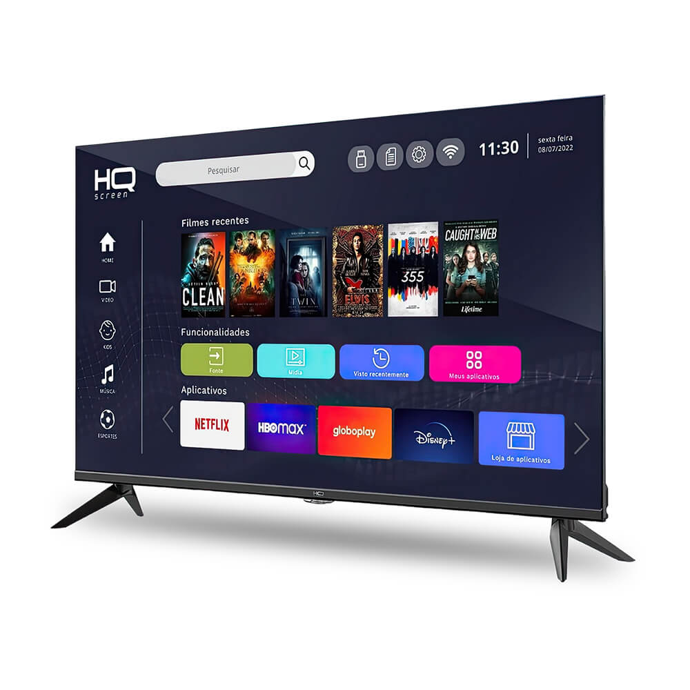 Smart TV HQ 50 Polegadas 4K LED HQSTV50NK Android - Moveis Linhares