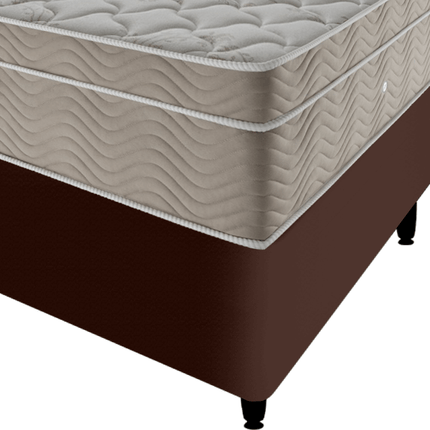 Colchao AirTech Box Tozatto Casal Queen 158cm com Mola Ensacada Bege ...