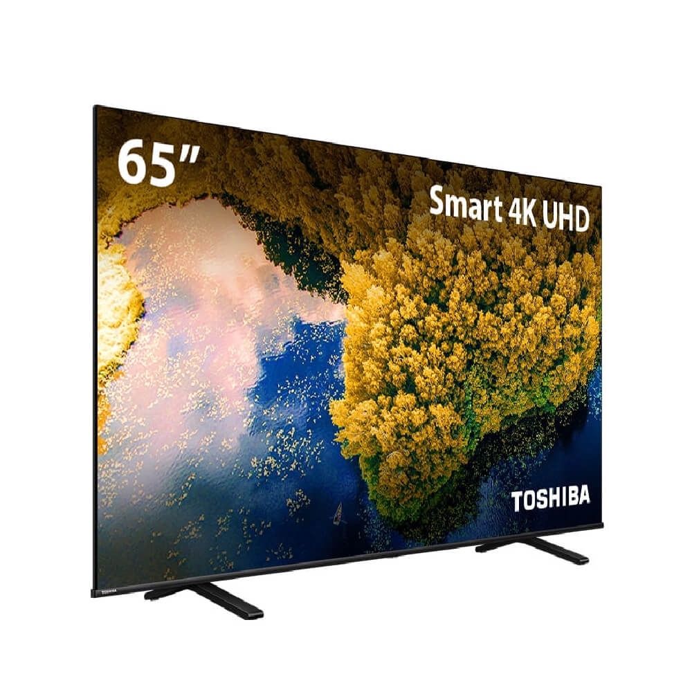 Smart TV Toshiba 65" DLED 4K UHD 65C350L VIDAA e Dolby Audio - Moveis Linhares