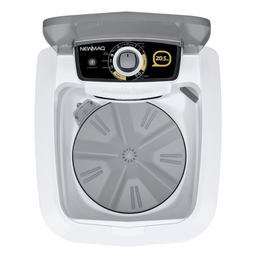 Lavadora de Roupas Newmaq Semiautomática 20,5KG 400W Branco - Moveis ...