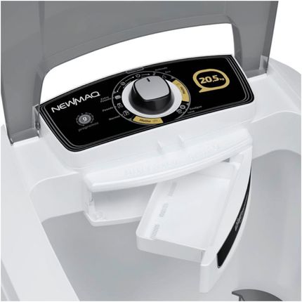 Lavadora de Roupas Newmaq Semiautomática 20,5KG 400W Branco - Moveis ...
