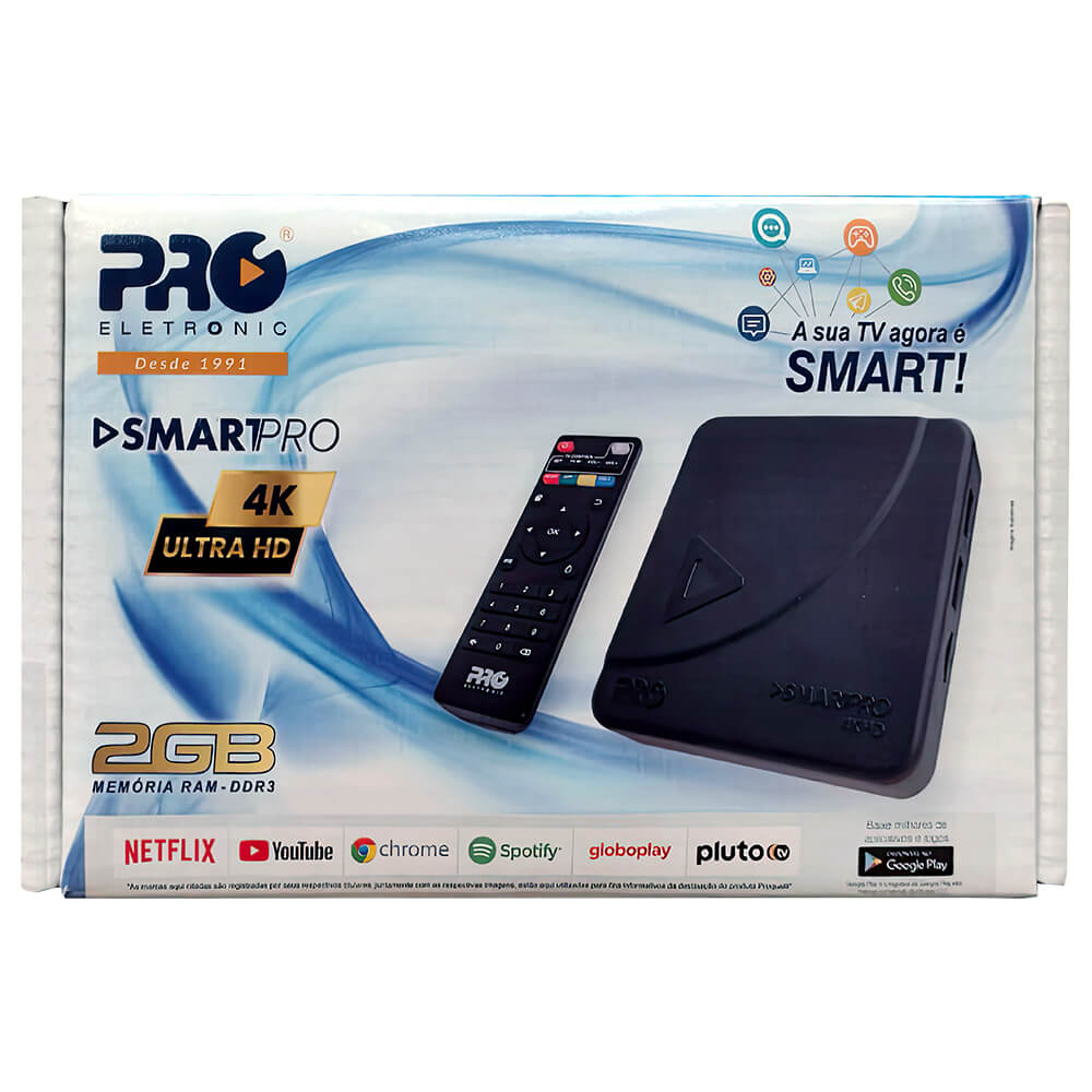 Smart Box Pro Eletronic 4K UHD PROSBS-3000 2GB RAM - Moveis Linhares