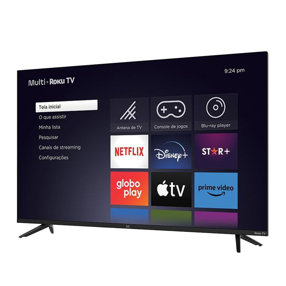 Smart TV 43'' Multi TL056M LED Full HD com Sistema ROKU - Moveis Linhares