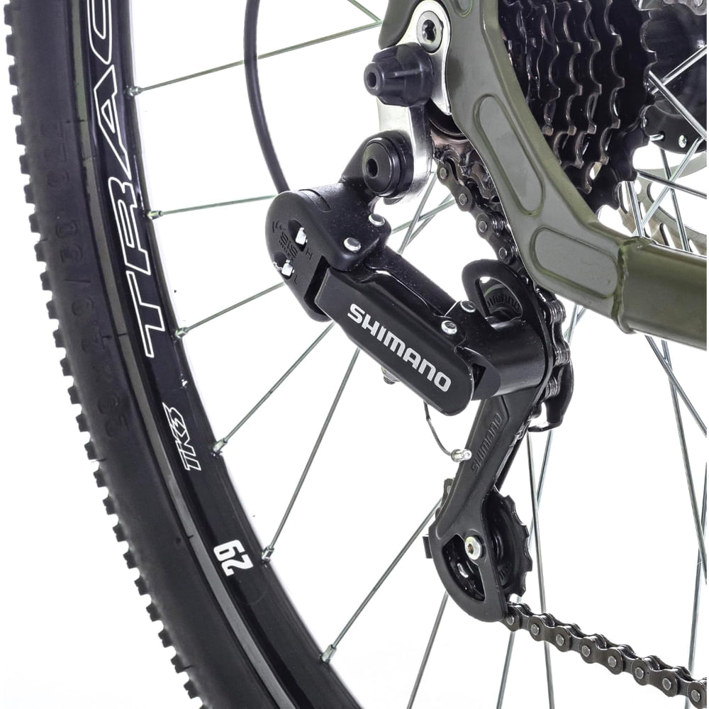 Bicicleta Track TKS Aro 29 Alumínio 21 Velocidades Shimano - Verde ...