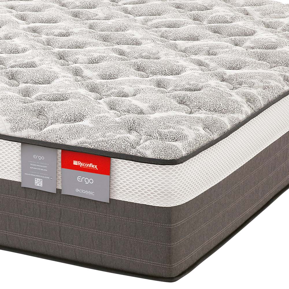 Colchão King Reconflex Ergo Dual Zone Plus D33 192cm - Moveis Linhares